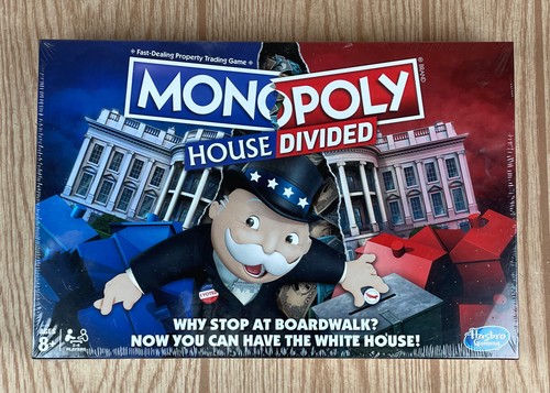 Monopoly House Divided Edition Board Game - Political - Ages 8 & Up ...