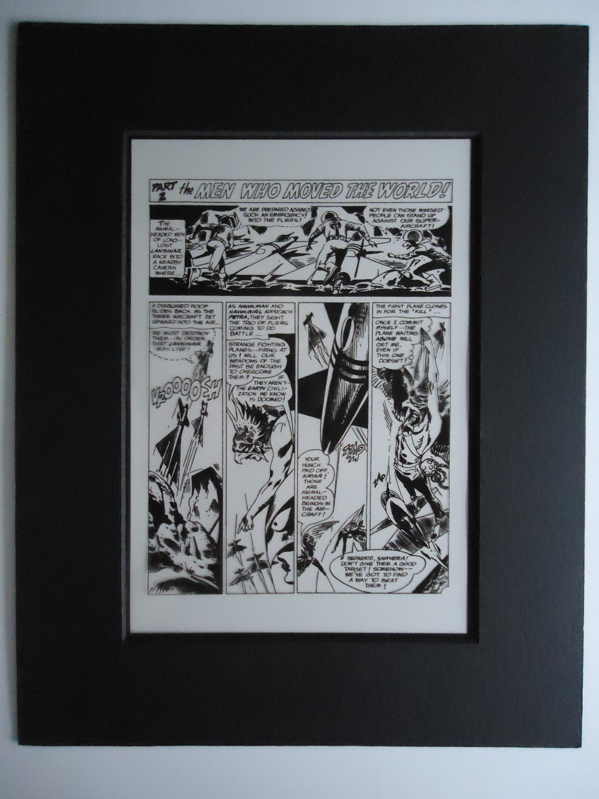1962 BRAVE & THE BOLD HAWKMAN & HAWKGIRL # 44 PAGE 9 JOE KUBERT ...