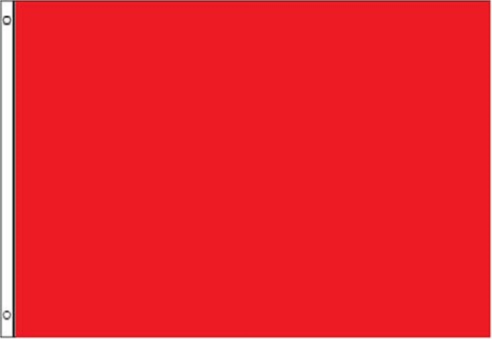 3x5 Solid Plain Red Printed 210D Nylon Flag 3'x5' Advertising Banner ...