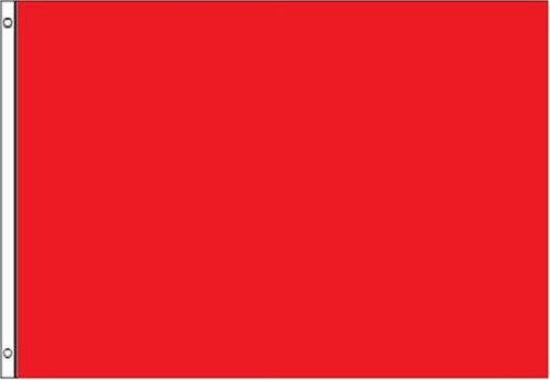 3x5 Solid Plain Red Printed 210D Nylon Flag 3'x5' Advertising Banner ...
