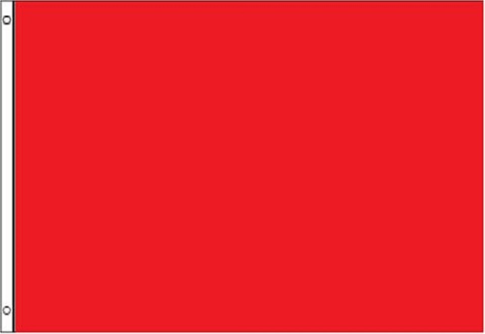 3x5 Solid Plain Red Printed 210D Nylon Flag 3'x5' Advertising Banner ...