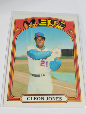 CLEON JONES 1972 Topps #31. METS - Very little wear, clean | eBay
