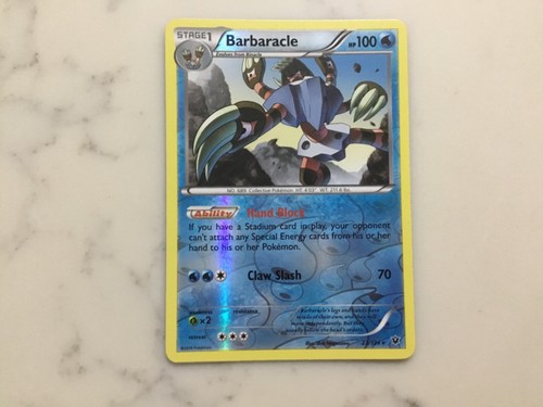 Pokemon cards Barbaracle 23/124 Fates Collide Reverse Holo Rare NM/Mint ...
