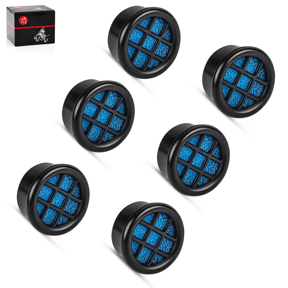 1" Air Box Filter Vents 6pcs/set fit for All ATV & UTV Motorcycle ...