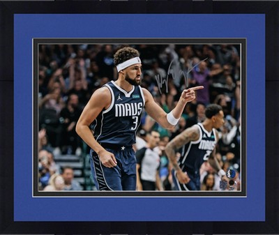 Framed Klay Thompson Dallas Mavericks Signed 16 x 20 Shooting ...