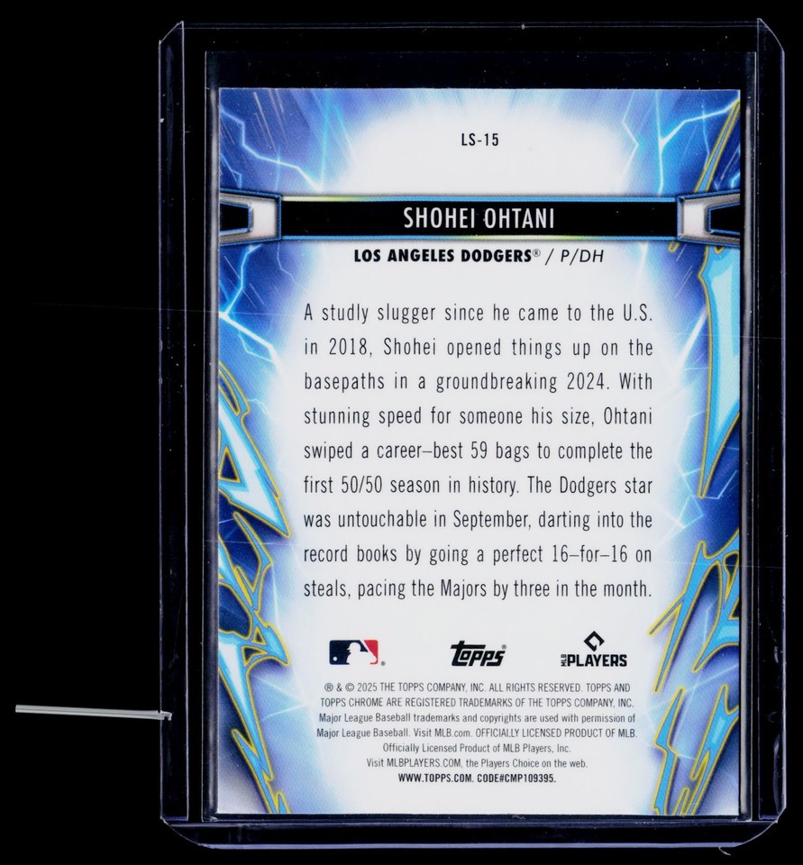2025 Topps Chrome Cosmic #LS-15 Shohei Ohtani Light Speed | eBay
