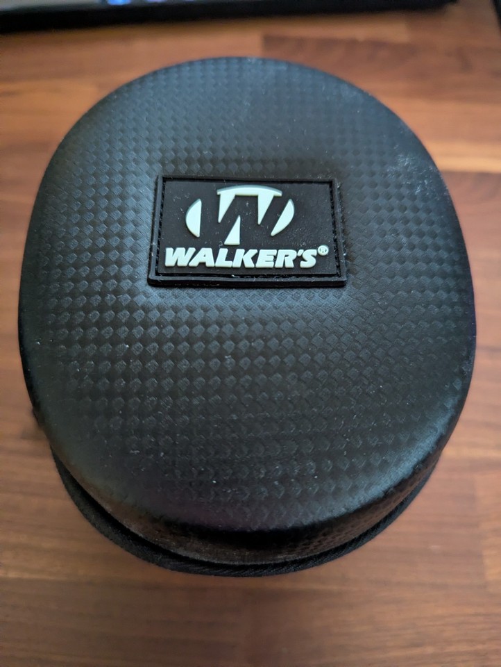 *New* Walkers Razor Slim Electronic Muff Black + Case + Gel Pads (no ...