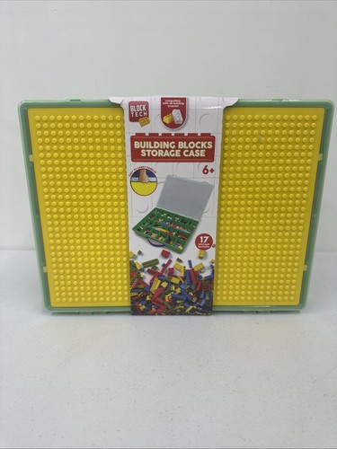 Block Tech Building Block Storage Case - Compatible 17 Storage Sections ...