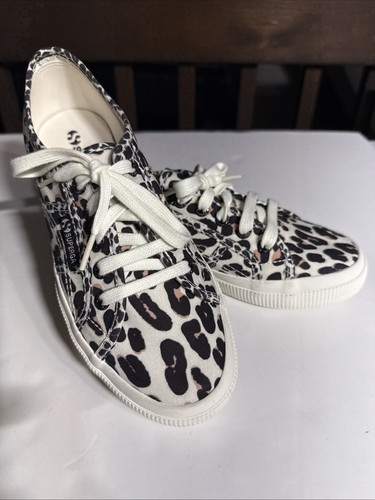 Superga 2750 Light Leopard Print Sneakers Cotton Women's US Size 7/ EU ...