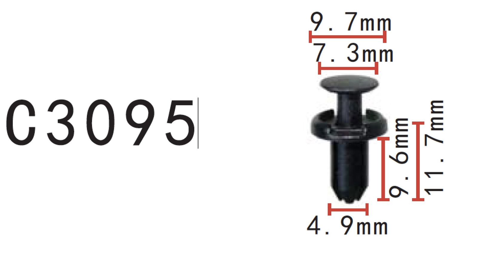 20pcs Fit TOYOTA Front Bumper Push-Type Retainer 9046705170 ...