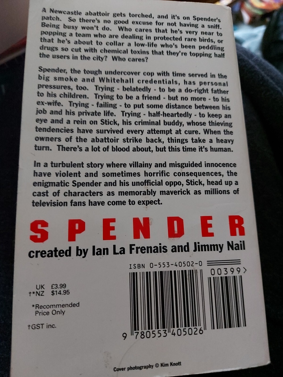 Spender: The Novel By Jimmy Nail Bantam paperback 9780553405026 | eBay