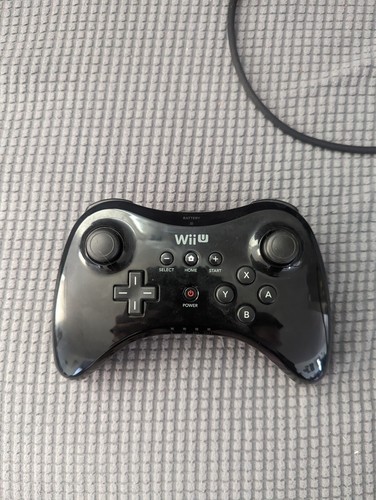 Nintendo Wii U Pro (WUPARSKA) Black Gamepad for sale online | eBay