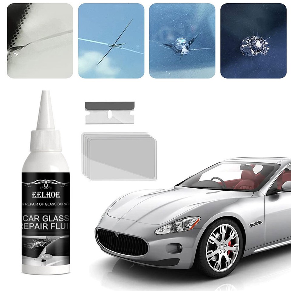 30ml Auto Cracked Glass Repair Car Windshield Cracked Repair Glass ...