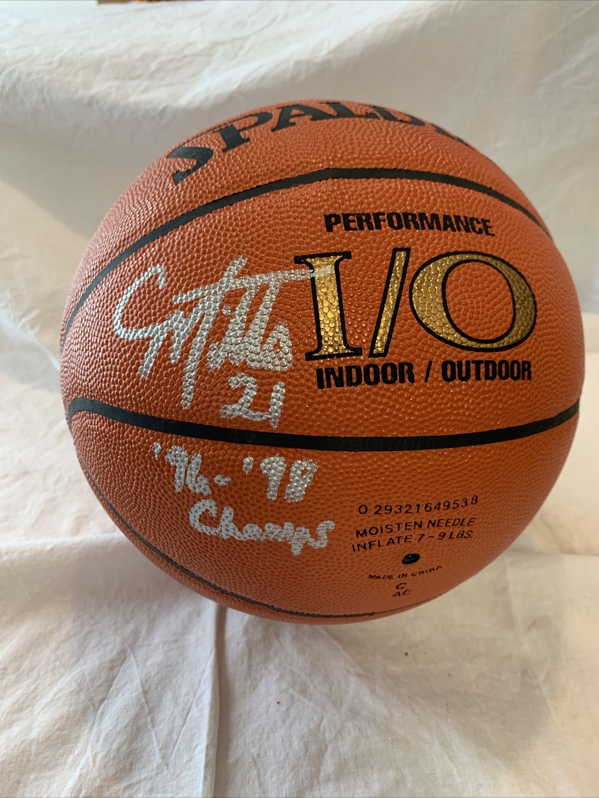 Cameron Mills Kentucky Wildcats I/O Basketball Autograph signed 96 98 ...