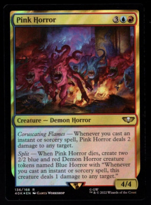 Pink Horror 136/168 Rare Surge Foil Warhammer 40K MTG Near Mint | eBay