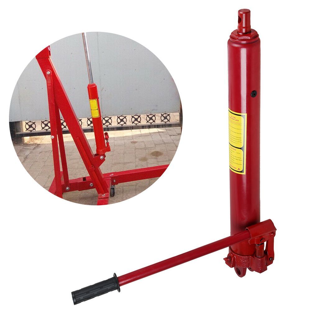 8 Ton Hydraulic Long Ram Jack Lift Jacking Shop Crane Engine Hoist ...