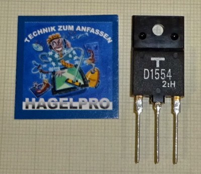 2x Transitor 2SD1554 • 2 SD 1554 • D1554 • Versand aus Deutschland • 08 ...