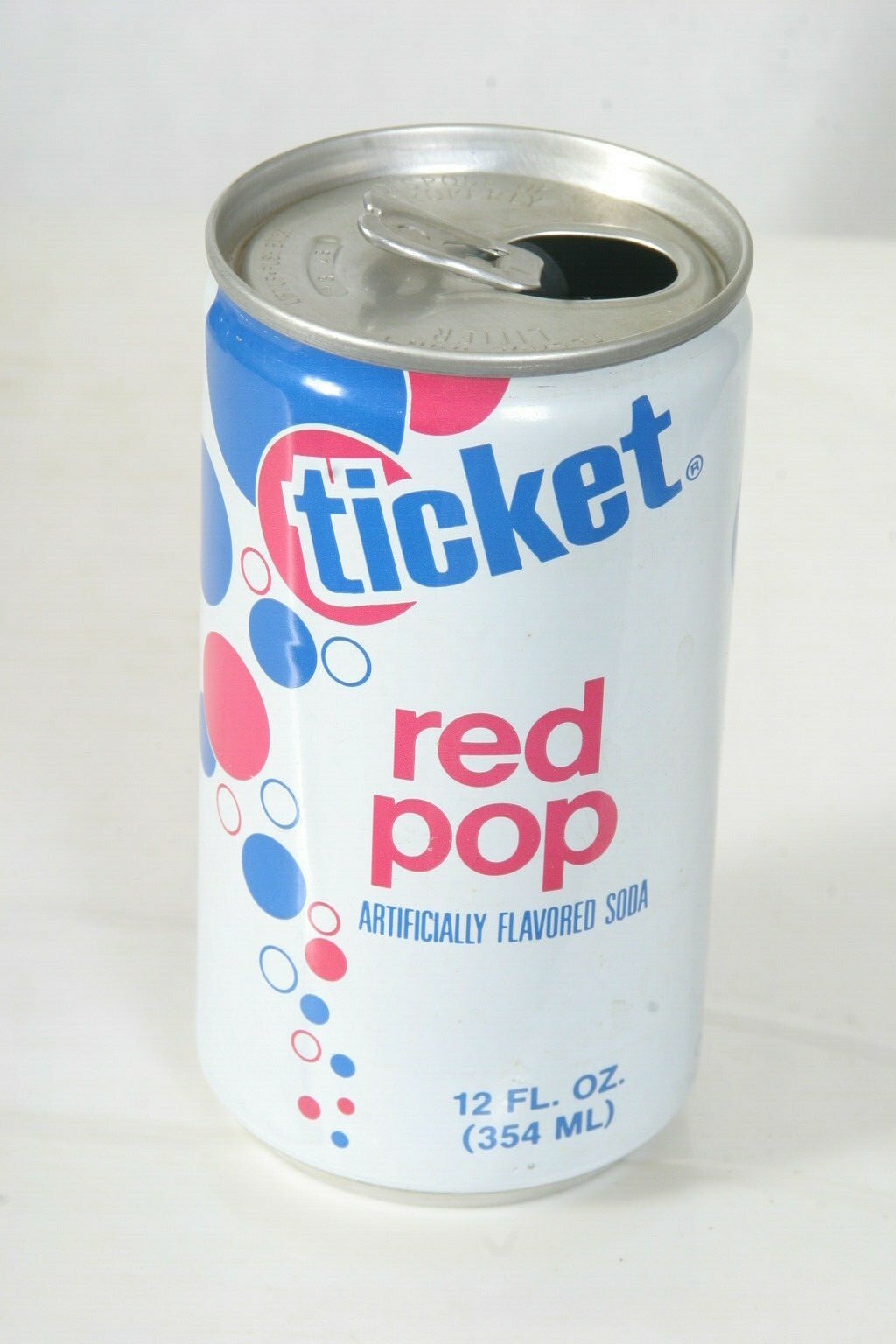 Ticket Red Pop soda can | eBay