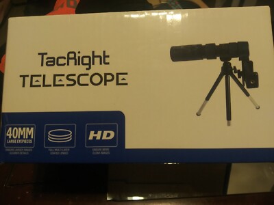 TacRight Monocular Telescope T-11 10X-300X Zoom 40MM (with phone mount ...