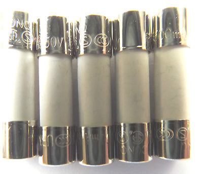 Fuse 500ma Size 20mm HBC Quick Blow F500mA H 250v Ceramic Fast x5pcs ...