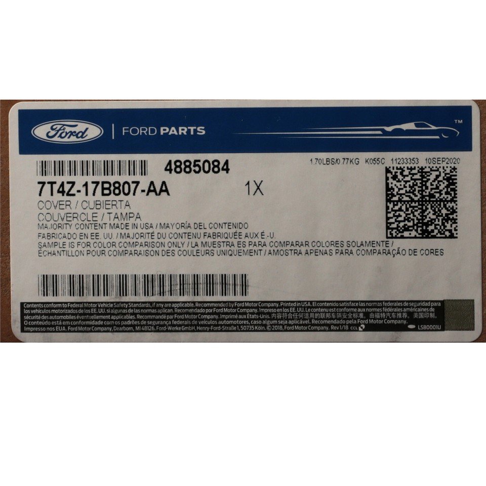 OEM NEW 2007-2010 Ford Edge Rear Bumper Protector Cover w/Logo 7T4Z ...