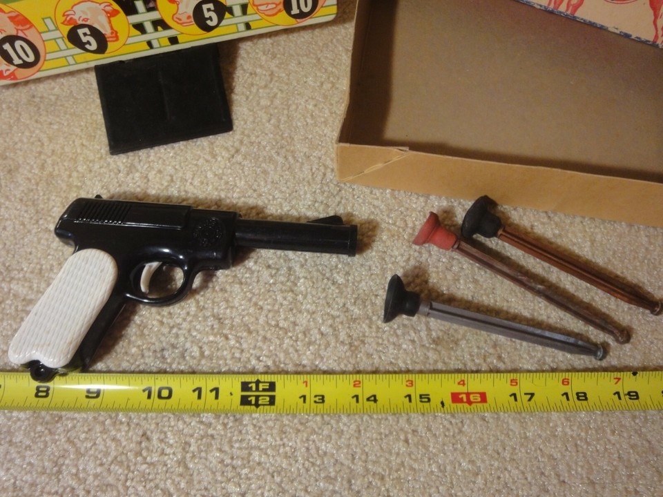 Vintage Wyandotte Toys, Circle Corral Target Game, tin toy shooting ...