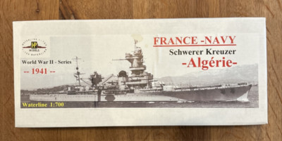HP Models 1/700 WWII French Navy Heavy Cruiser Algerie 1941 Resin Kit ...