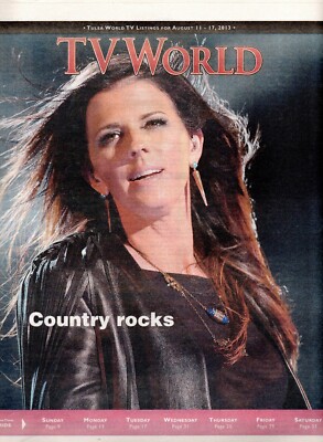 TV WORLD Magazine 2013 Sara Evans CMA Music Festival Country's Night to ...