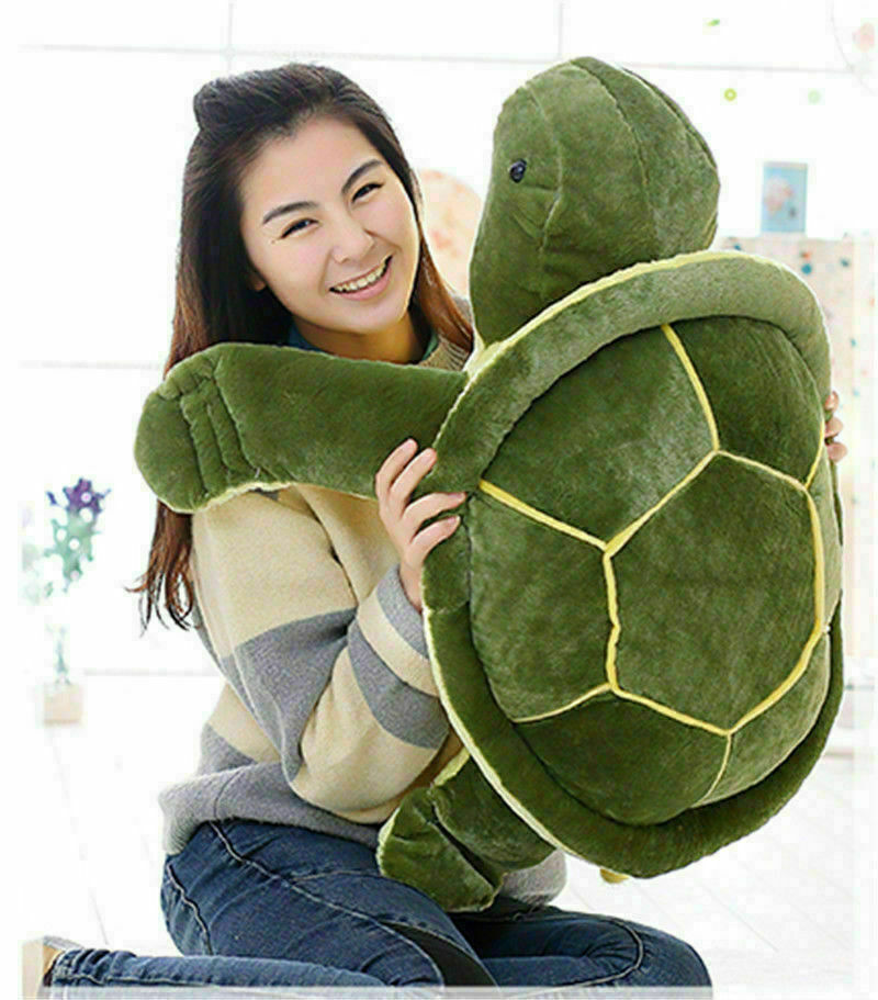 50-110cm Cute Stuffed Tortoise Turtle Animal Plush Giant Huge Soft Toy ...
