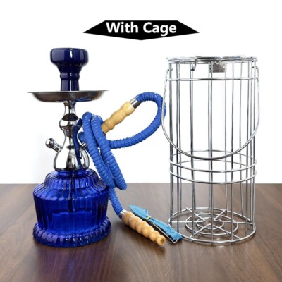 Caged Hookah Set Portable, Nargilah shisha hookah with cage | eBay