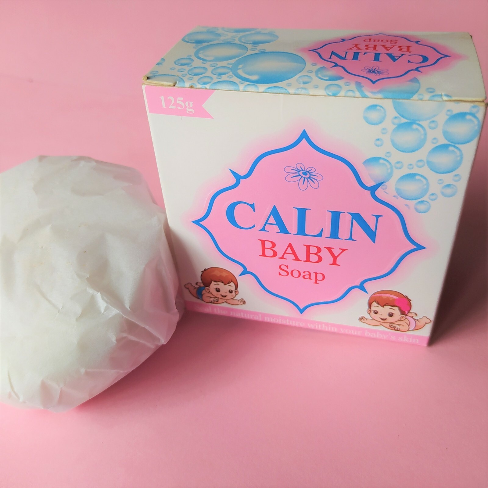 CALIN Baby Soap Natural Moisturizer 125g Bar | TFM 78% Good pH | FREE ...