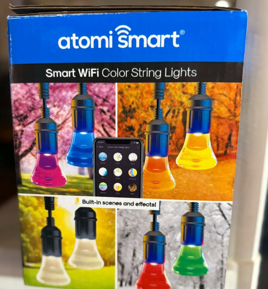 NEW atomi smart wi-fi color string lights | eBay