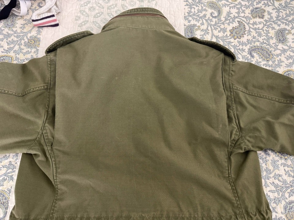Vintage 1971 US Army Combat Field Jacket M65 OG-107 Medium Short | eBay