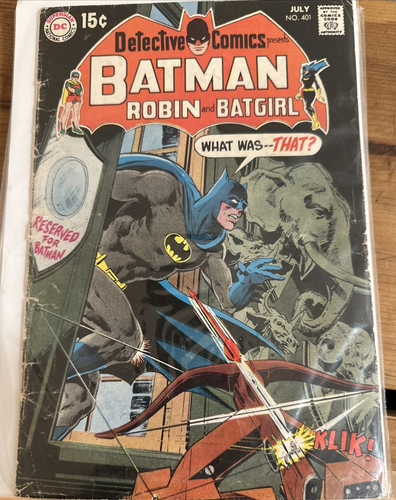 Lot of 5 Detective Comics 1970 Batman Issues #389 #401 #407 #410 #413 ...