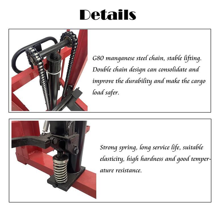 Hydraulic Manual Walkie Stacker Lifting Pallet Stacker Folk lift ...