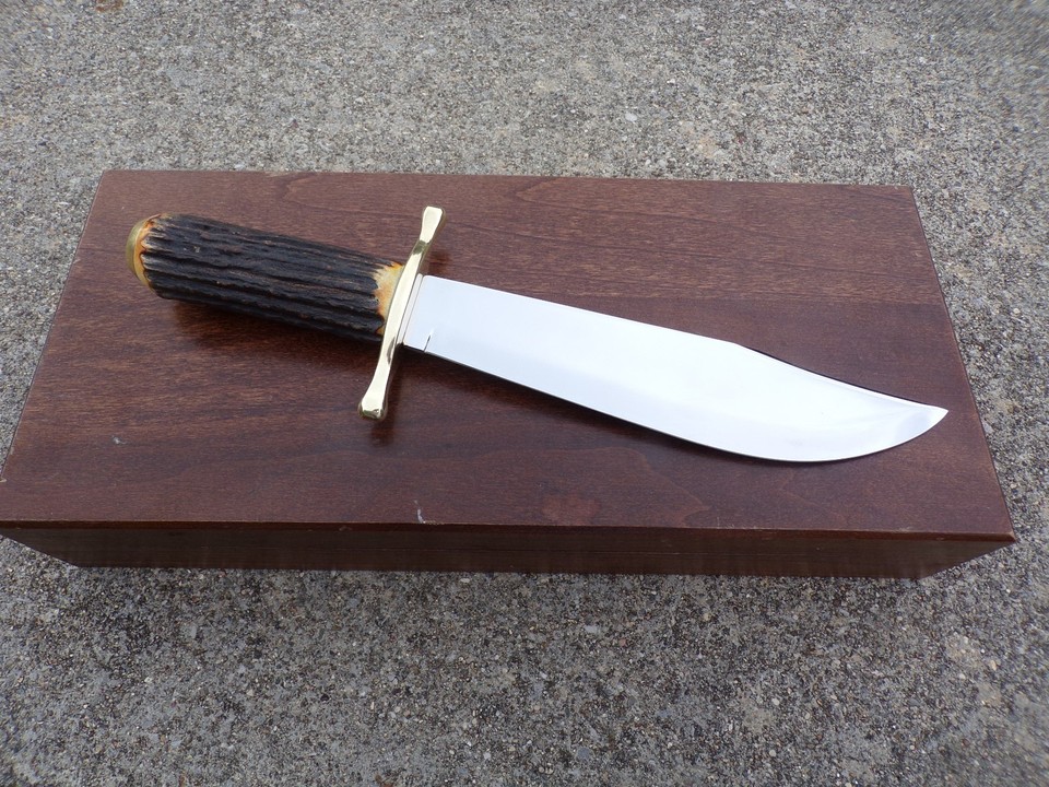 CASE XX * 1989 175th ANNIVERSARY STAR SPANGLED BANNER STAG BOWIE KNIFE ...