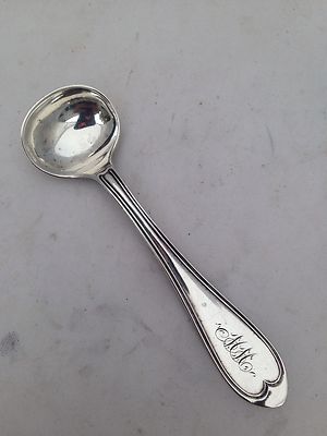 COIN SILVER MASTER SALT SPOON Polhemus OVAL THREAD 3 3/4" | eBay
