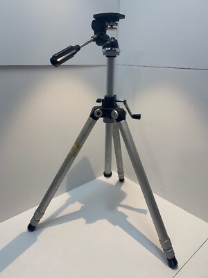 Made In Japan Slick Camera Tripod Vintage Aluminum 3 Stage 56” | eBay