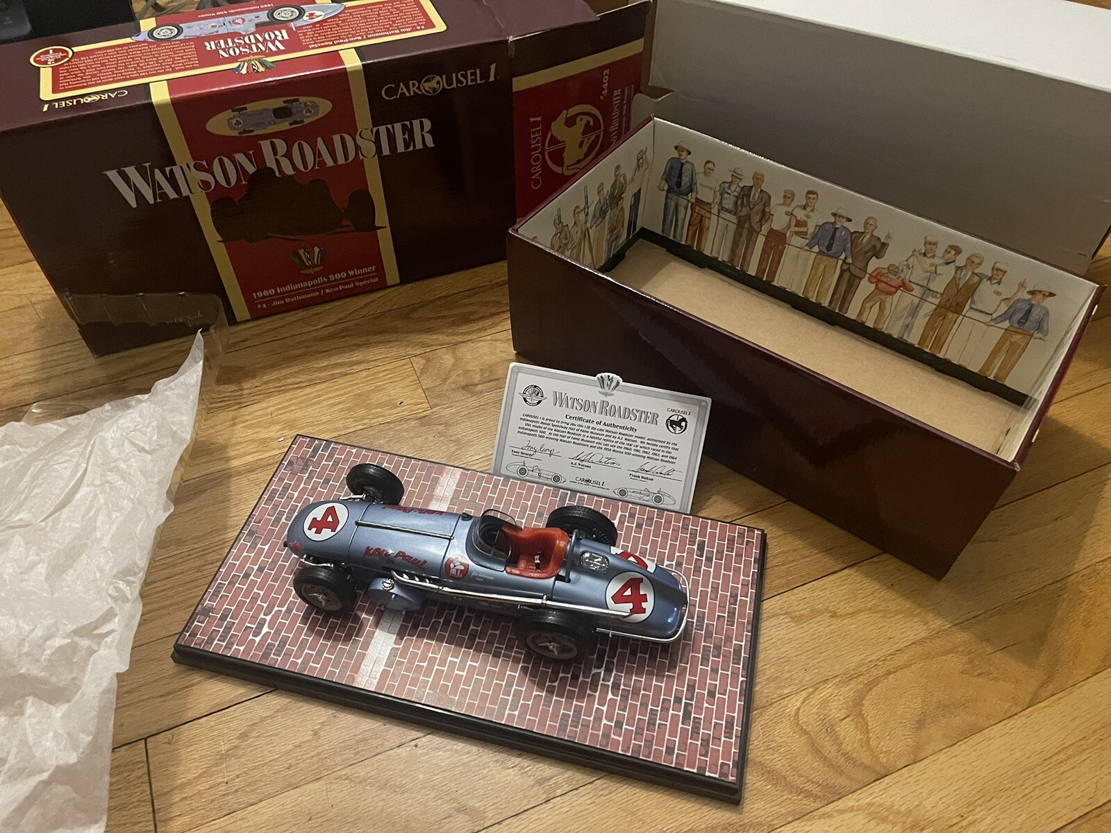 Carousel 1 1960 Jim Rathmann #4 Indy 500 Winner 1:18 Diecast Model Race ...