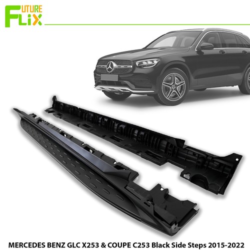 FOR MERCEDES BENZ GLC X253 & COUPE C253 2015-2022 SIDE STEPS RUNNING ...