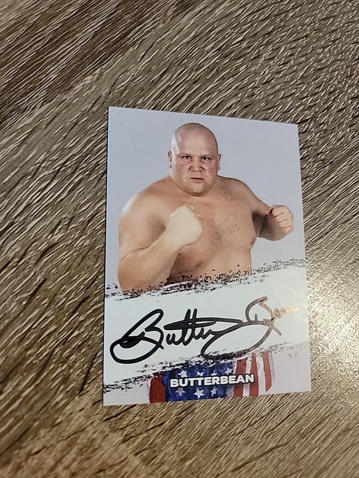 Butterbean Signed Card Auto WWE Boxing Certified Authentic | eBay