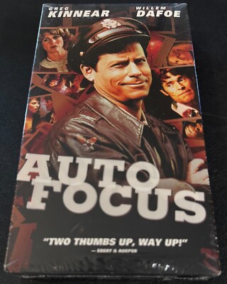 Auto Focus (VHS, 2002) - Greg Kinnear, Willem DaFoe - New / Sealed ...