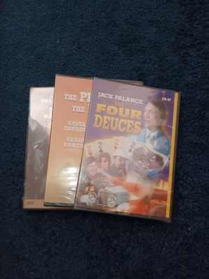 Three classic movies, Proud & the Damned, Jackel, & Four Aces (Sealed ...