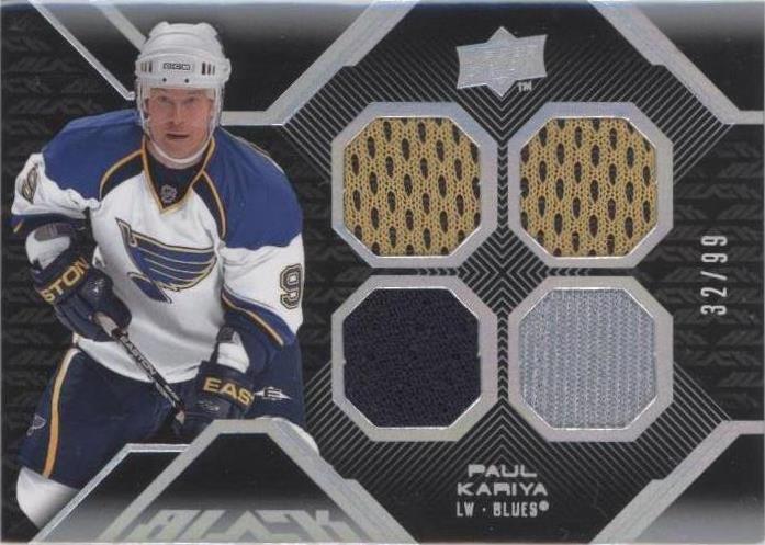 2008-09 Upper Deck UD Black - Paul Kariya #39 /99 (MEM) for sale online ...