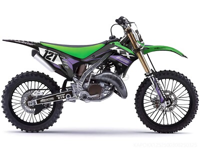 GRAPHICS DECALS FULL KIT FOR KX 125 KX 250 03-08 POLISPORT RESTYLING ...