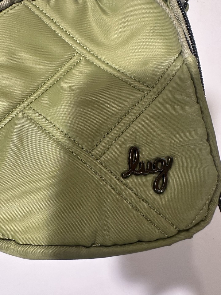 LUG RIDER GREEN QUILTED CROSSBODY BAG PURSE | eBay