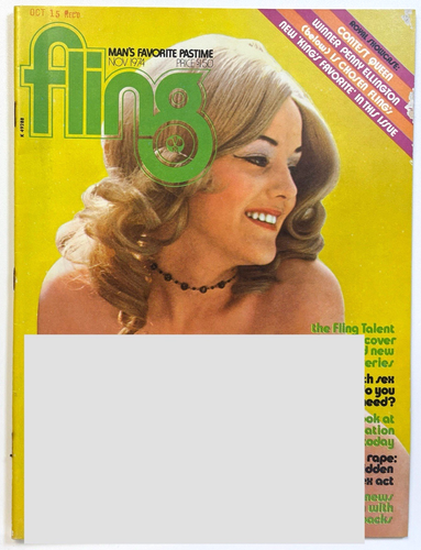 FLING Magazine (Nov 1974) ARLENE BELL Penny Ellington Vintage Pinup ...