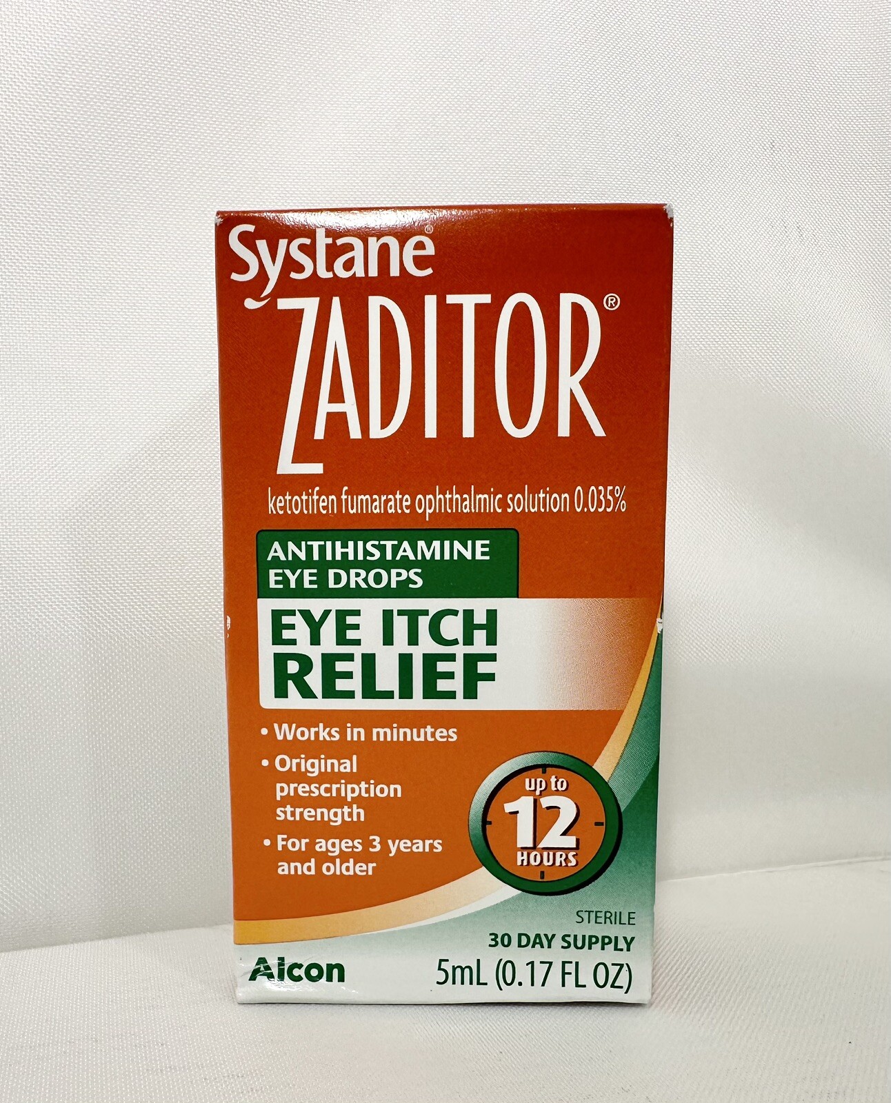 Alcon Zaditor Antihistamine Eye Drops 5ml for sale online | eBay