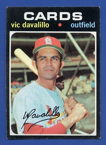 1971 TOPPS # 4 VIC DAVALILLO ST. LOUIS CARDINALS EX FREE SHIPPING | eBay