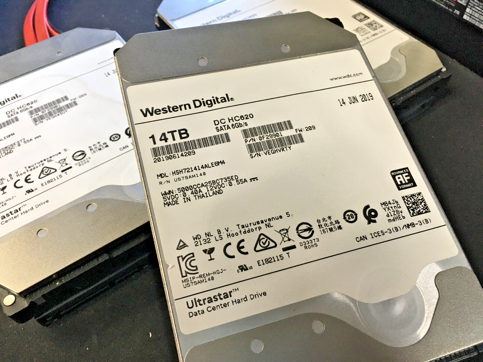 WESTERN DIGITAL 14TB 7.2K 6G 3.5" AF HOST MANAGED SMR SATA HDD ...